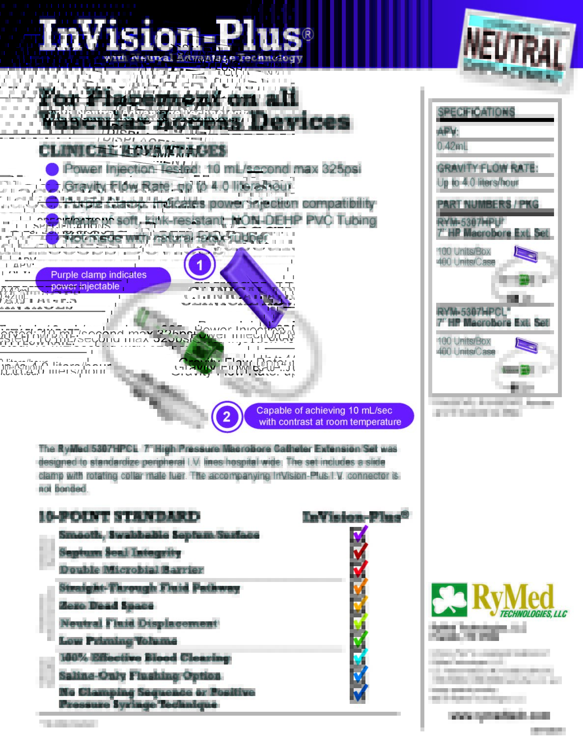 InVision-Plus® 5307HPCL - RyMed Technologies